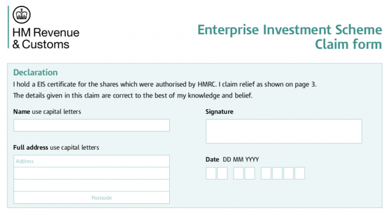 A step-by-step guide to completing an EIS Certificate