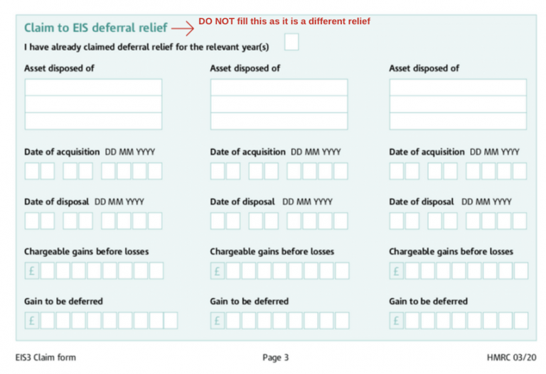 A step-by-step guide to completing an EIS Certificate